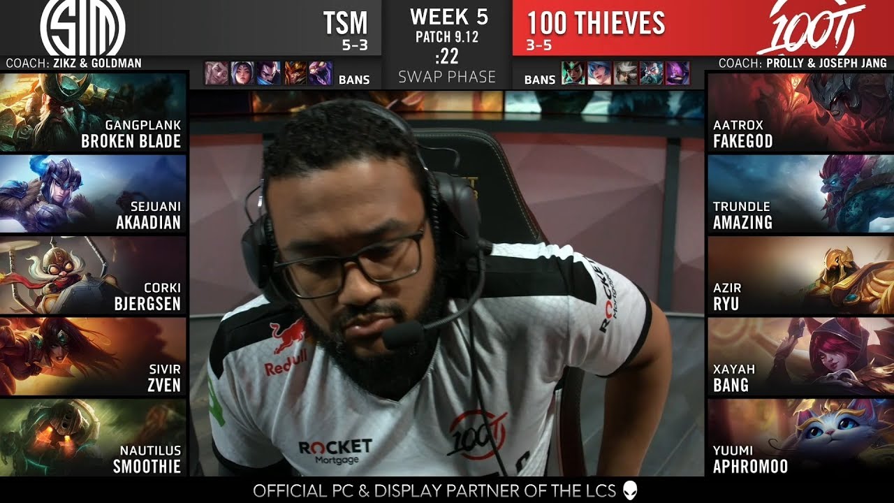 TSM vs 100. Match 06.07.2019 on LCS 2019 Summer Lol
