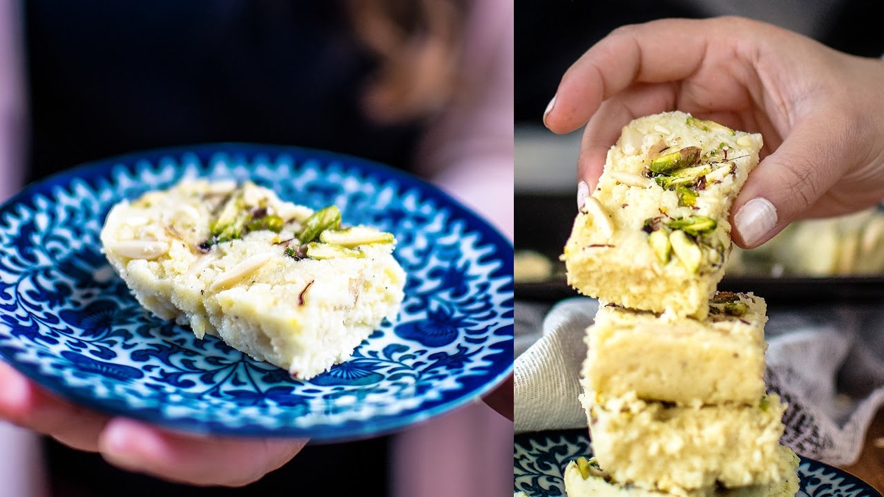 Perfect Grainy Kalakand Recipe from scratch - Indian Milk Sweet - Milk ...