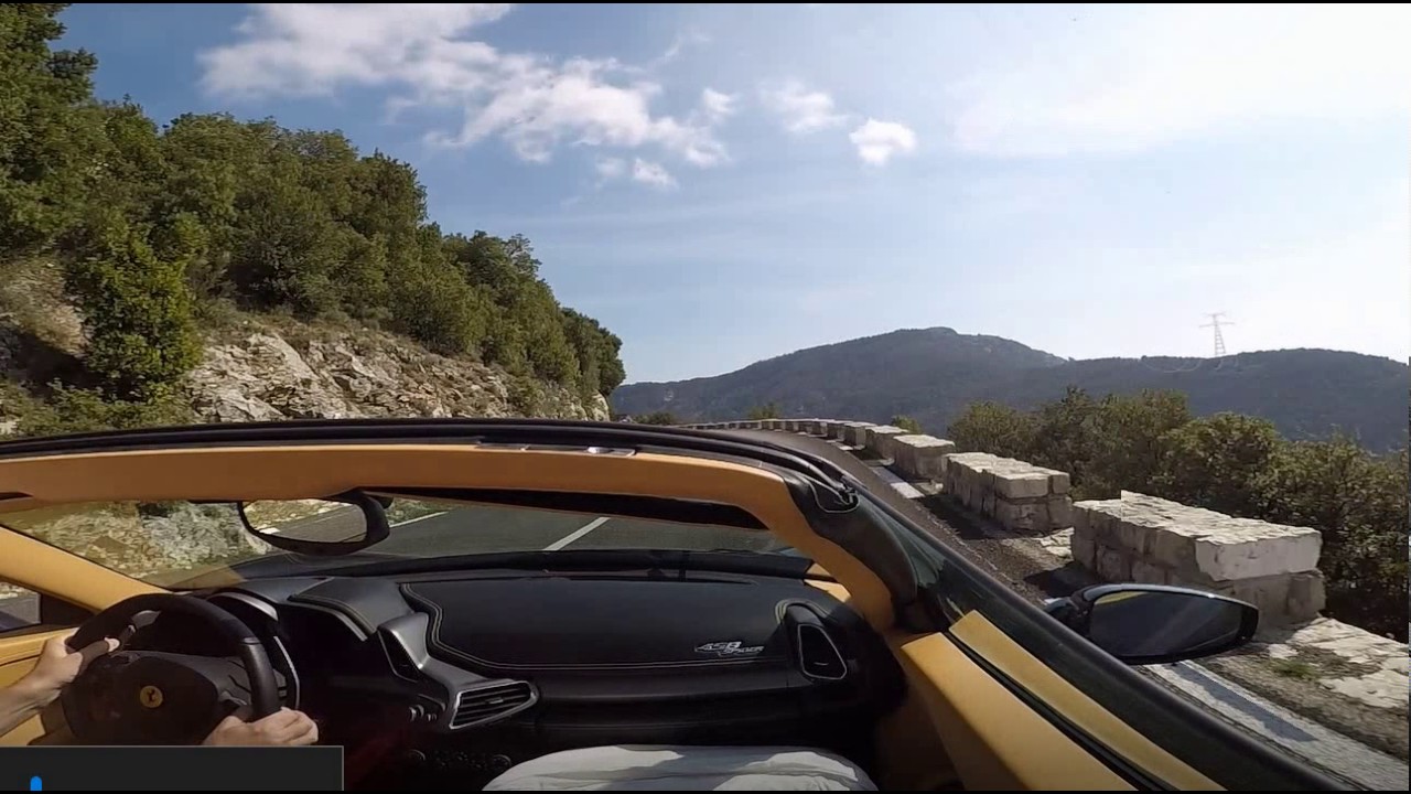 Route Napolean - nice stretch between Castellane and Grasse in Ferrari ...
