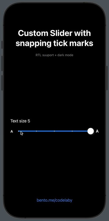 Custom Slider with snapping tick marks with SwiftUI - YouTube