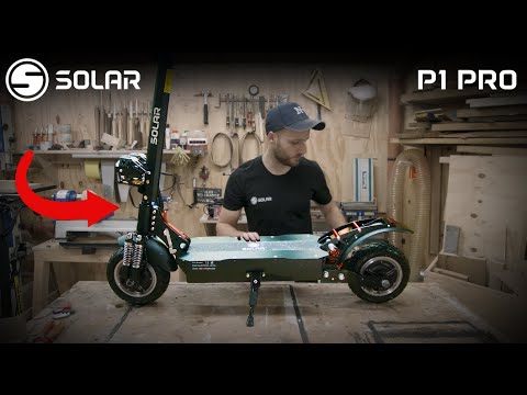 Solar Scooters: P1 Pro Unboxing (50mph e-scooter!!!) - YouTube