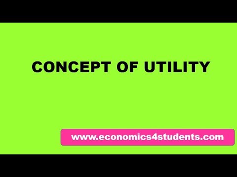 Concept of utility | Total Utility | Marginal Utility | CLASS 12 | BBM ...