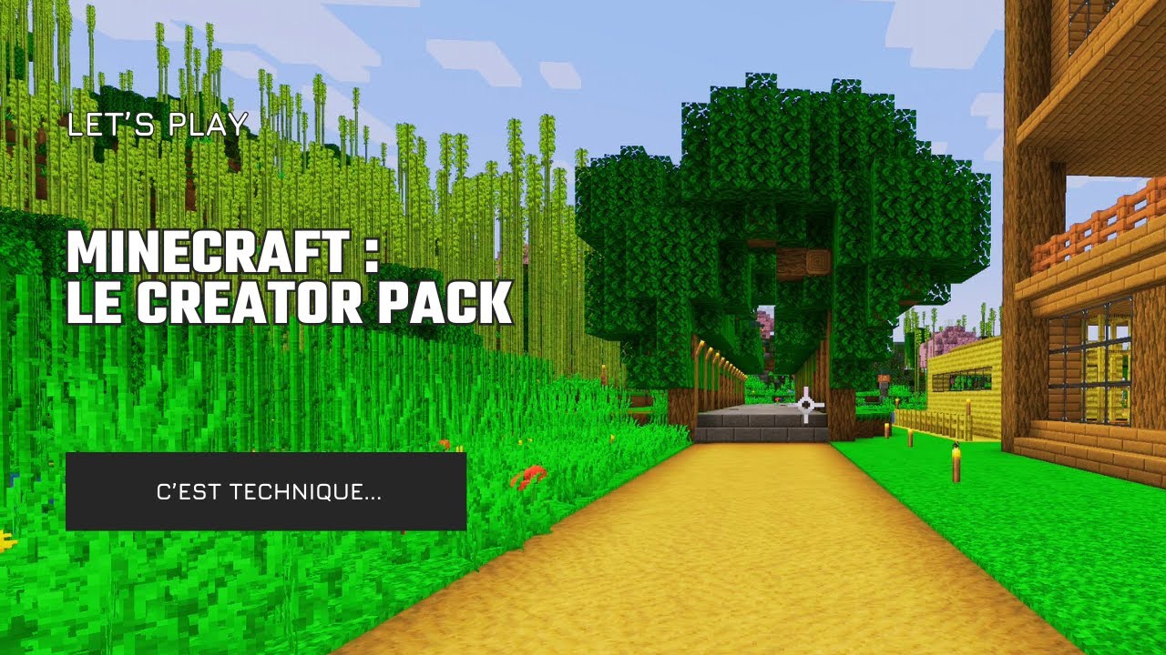 🧊 MINECRAFT : Le Creator Pack (Ressource Pack gratuit) - YouTube