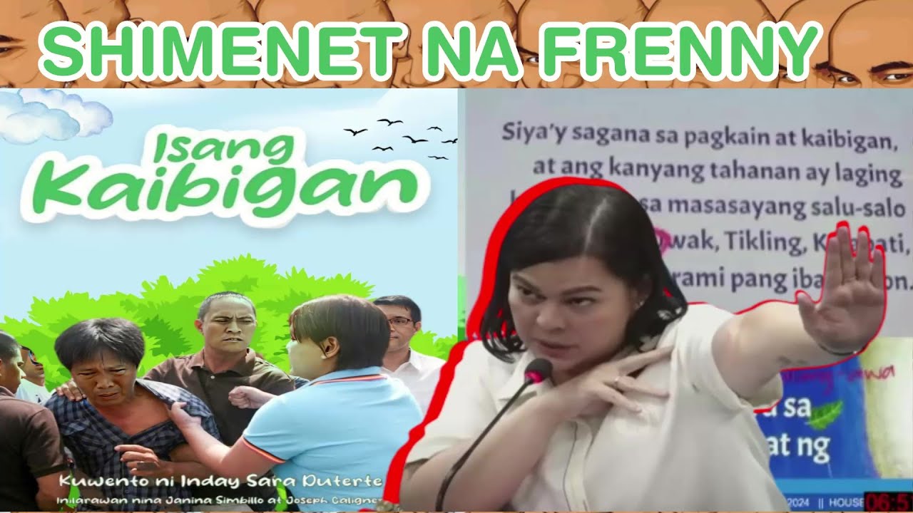 VP Inday Sara DUTERTE's SHIMENET na book DINEBUNK sa CONGRESSO ni REP ...