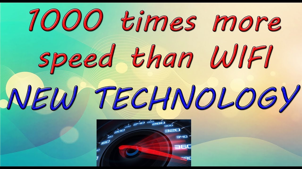 Make Internet speed 1000 times faster by this technology - YouTube