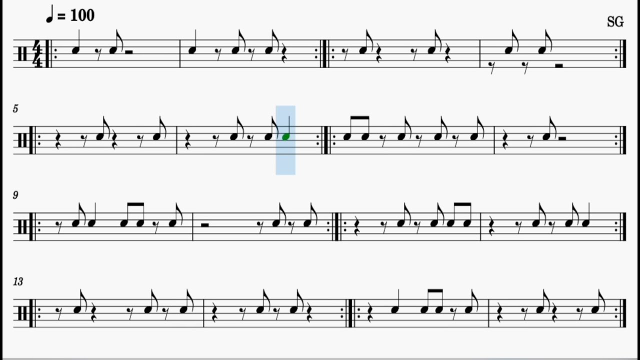 Jazz Comp Example 1 Pt.1 - Batería - YouTube