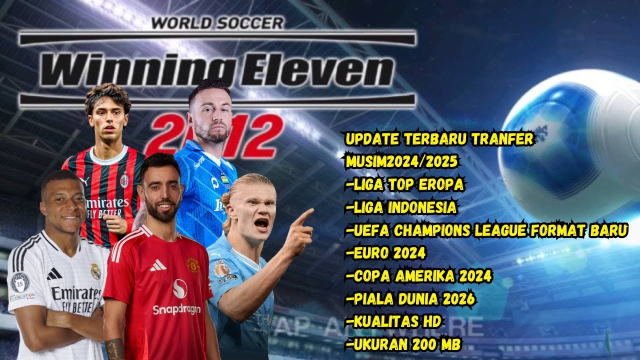 NEW ! WINNING ELEVEN MOD UCL FORMAT TERBARU , BRI LIGA 1 INDONESIA ...