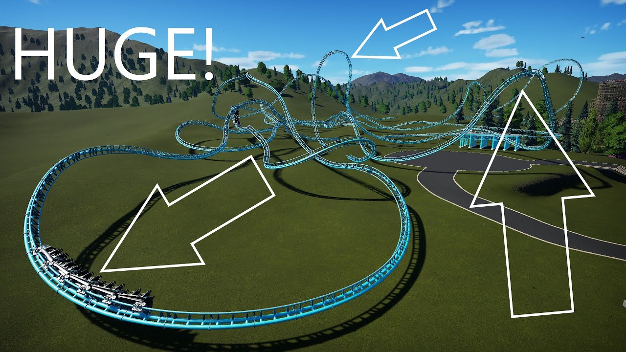 HUGE Intamin Blitz Layout | VECTOR Land Part 30 | Planet Coaster Modded ...