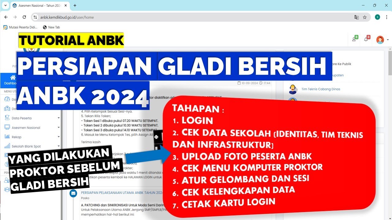 PERSIAPAN GLADI BERSIH ANBK 2024 - YouTube