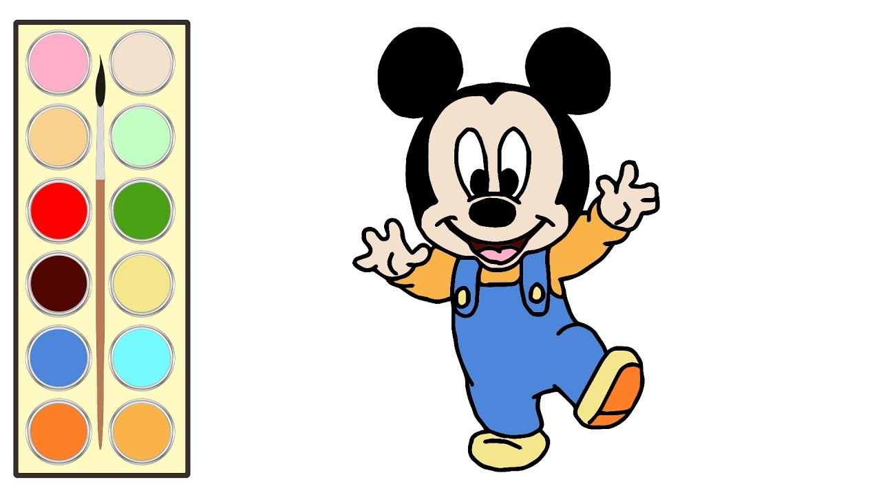 How to Draw A Mickey | How to Draw a Mickey Mouse | How to Draw a ...
