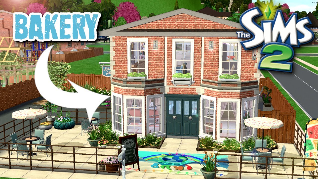 CARLA'S BAKERY & APARTMENT 🍰 Building Greenwood Valley || The Sims 2 ...