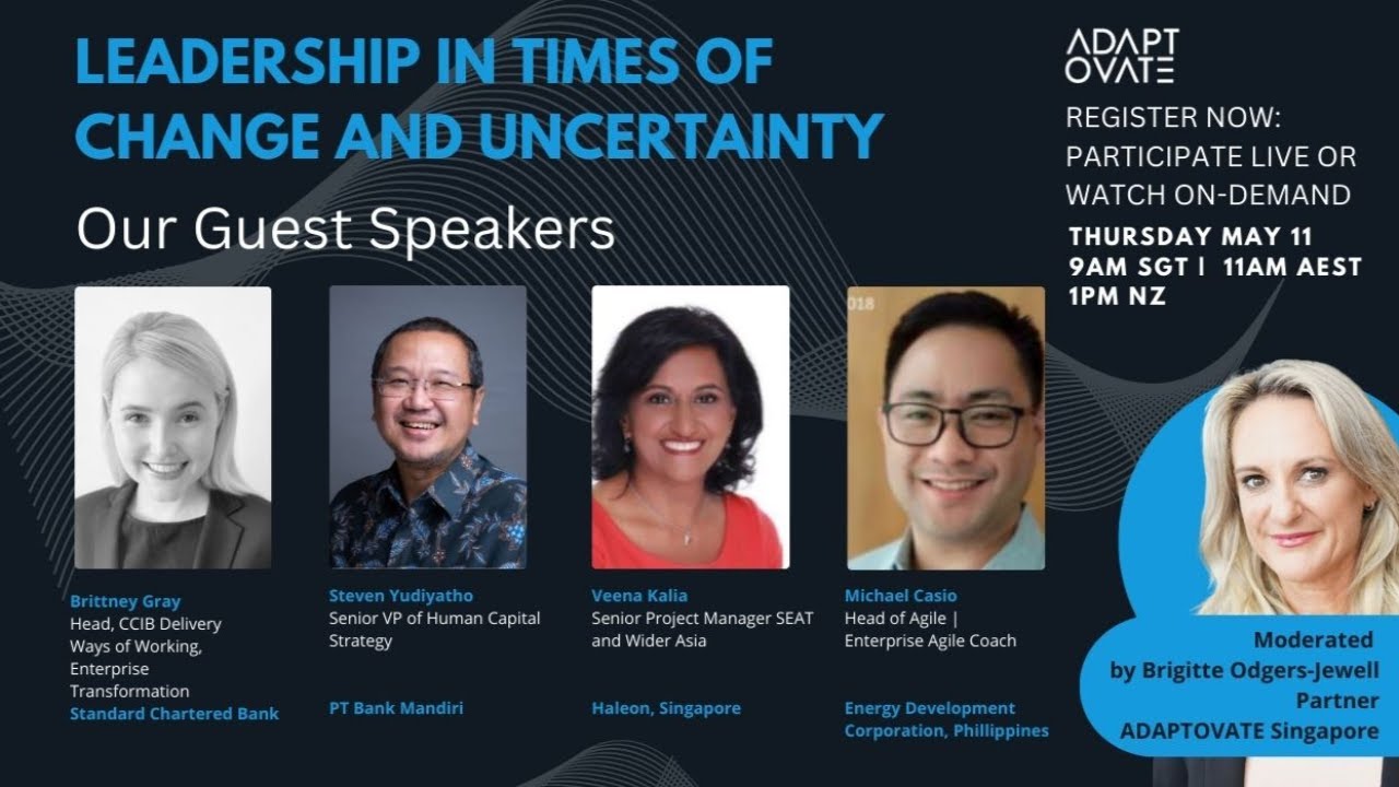 Leadership in Times of Change and Uncertainty - Webinar May 11 2023 ...