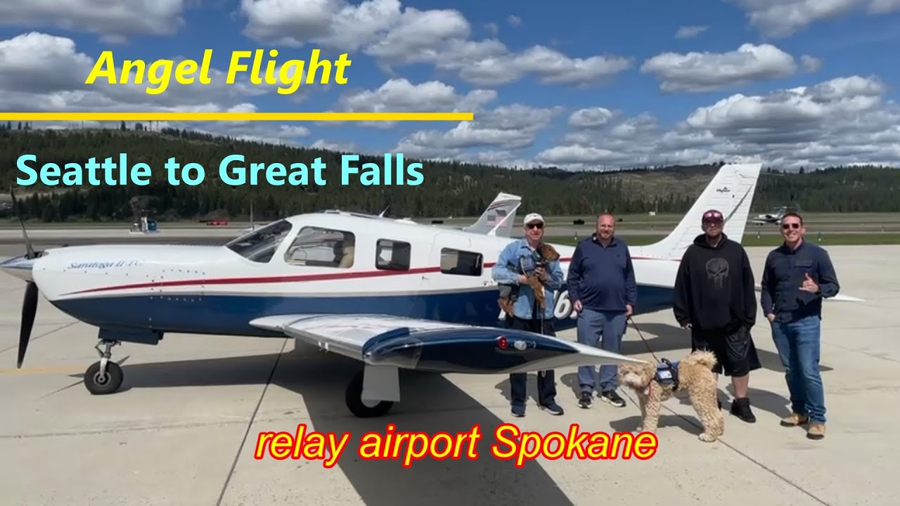 Angel Flight mission 11 April 2025 bringing Derek home from Seattle ...