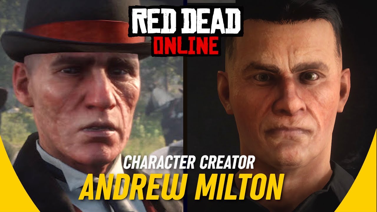 ANDREW MILTON: Character Creator (Pinkerton Agent) RDR2 - YouTube
