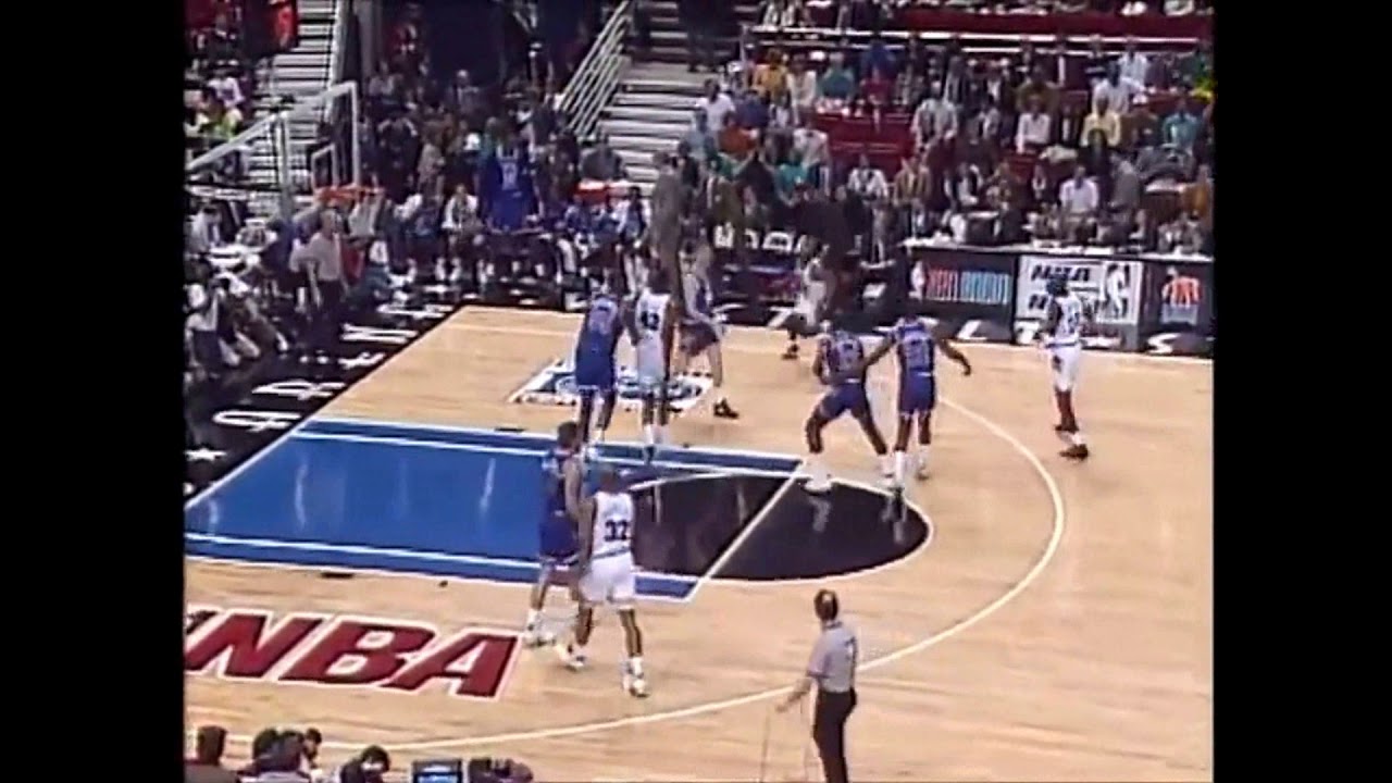 Magic Johnson vs Michael Jordan and Isiah Thompson 1992 NBA All Star ...