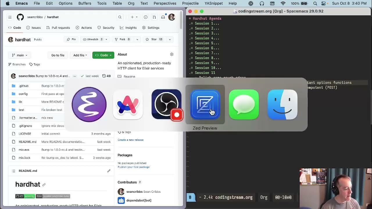 Live Coding Elixir! Hardhat session 11: Rethinking defaults - YouTube