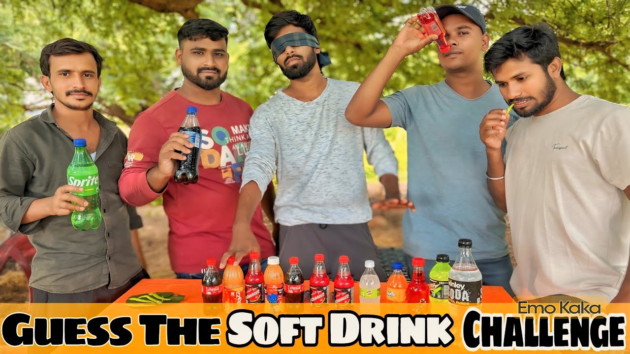 Guess The Soft Drink challenge 🔥🔥 ఓడిపోతే Mirapakai తో Punishment.... 😲 ...