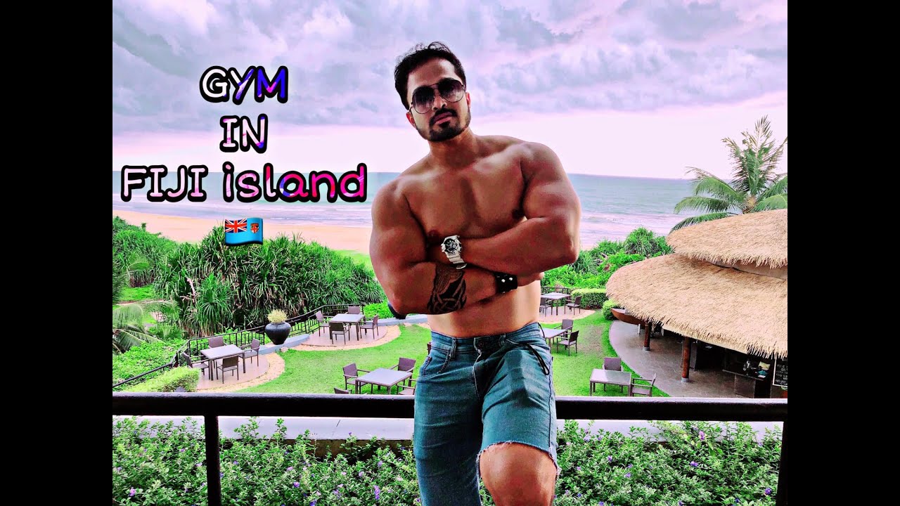 FIJI ISLAND PART 6 || GYM TIME || Workout by lifting own body weight ...