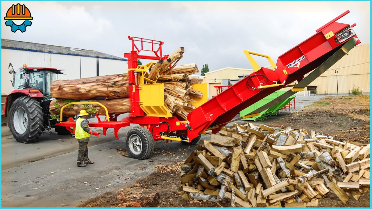150 Incredible Fastest Biggest Firewood Processing Machines - YouTube