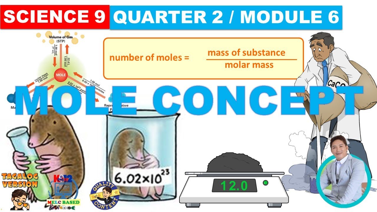 Mole Concept Grade 9 Science Quarter 2 Module 6 Molar Mass Avogadro mole-concept-grade-9-science-quarter-2-module-6-molar-mass-avogadro