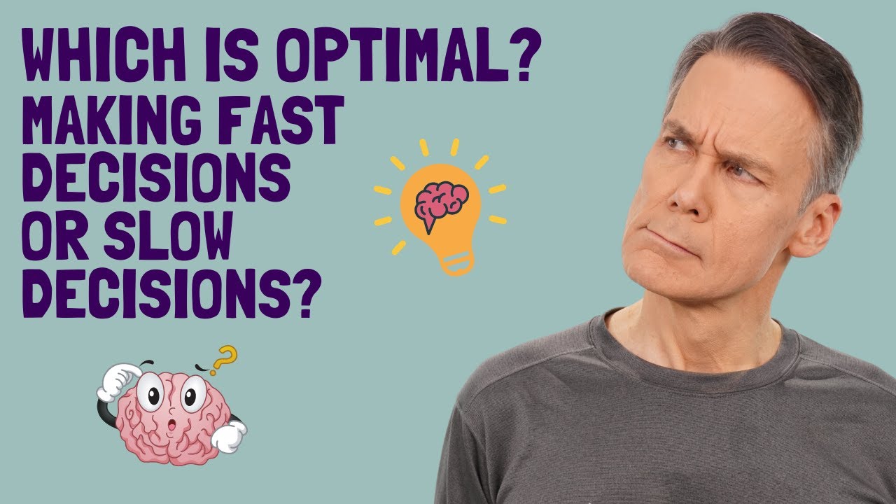 Which is Optimal, Fast Decisions or Slow Decisions? Ask the Behavioral ...
