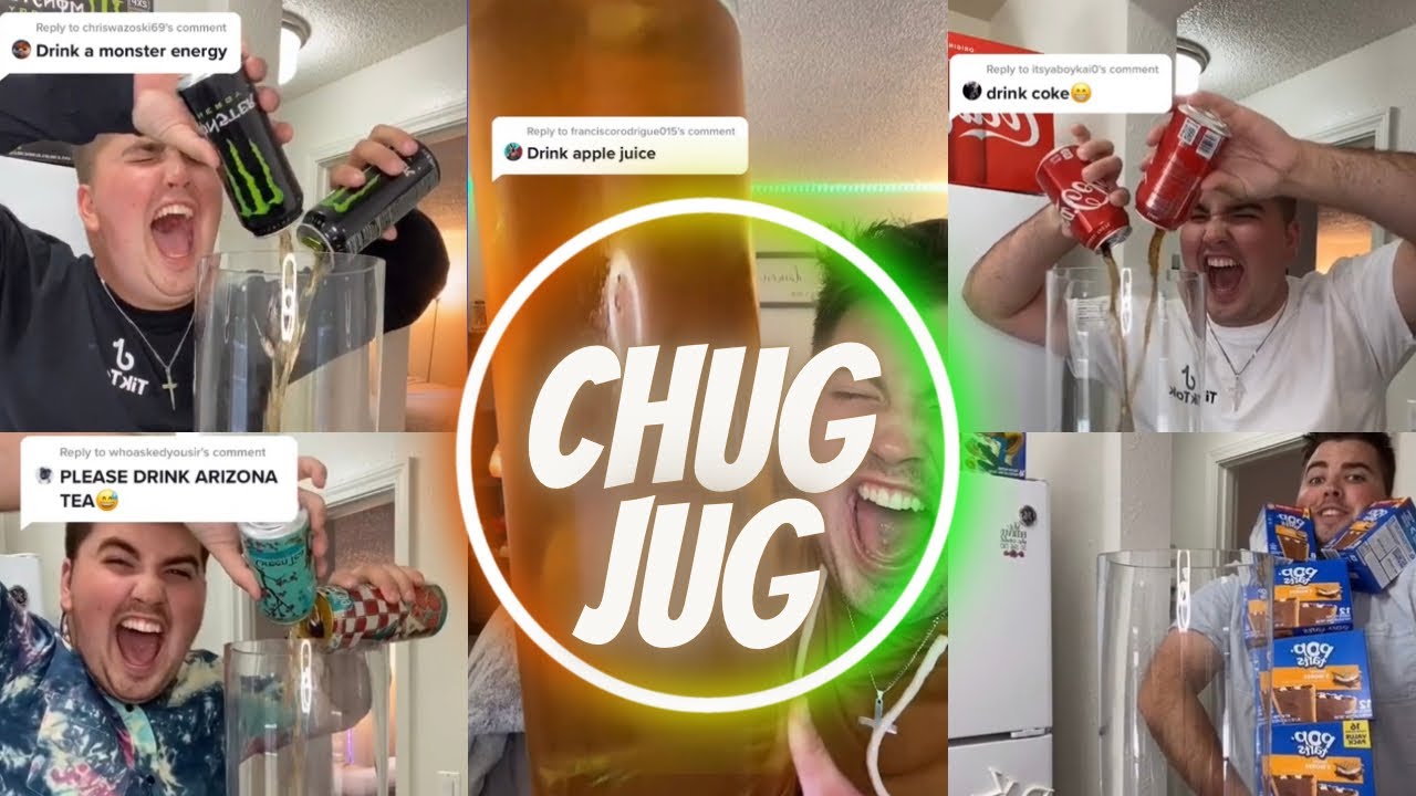 VINNY_3000 CHUG JUG COMPILATION🤣 #subscribe #comedy #tiktok #fortnite ...