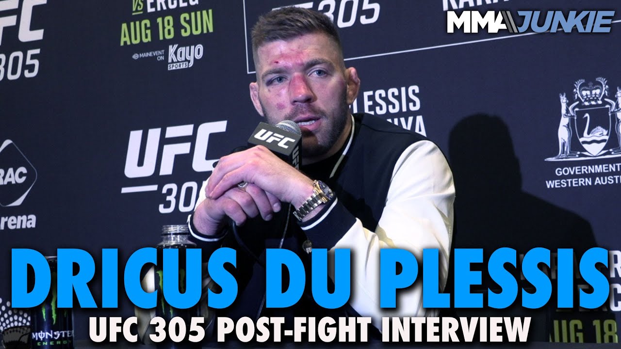UFC 305 results: Dricus Du Plessis taps Israel Adesanya in thrilling ...