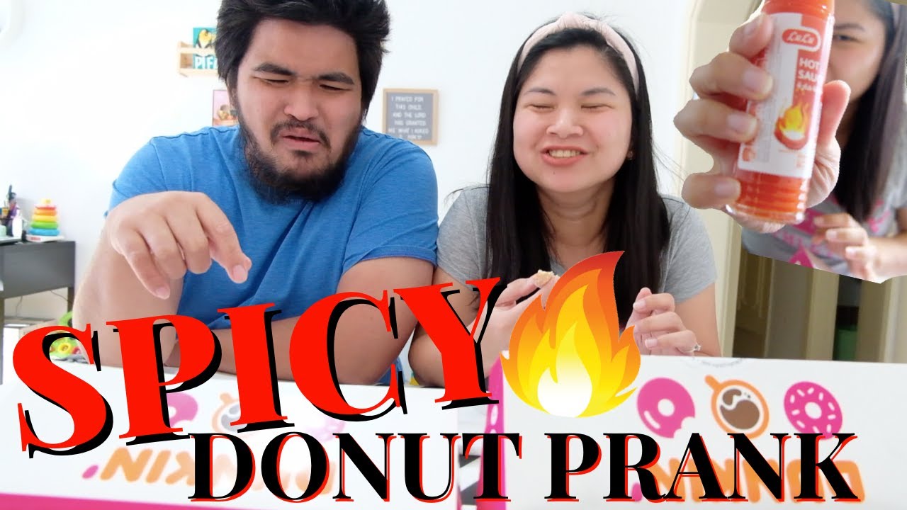 Spicy Donut Prank on Husband! - YouTube