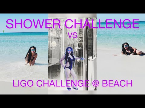 SHOWER CHALLENGE VS LIGO CHALLENGE BEACH | GbLakwatsera
