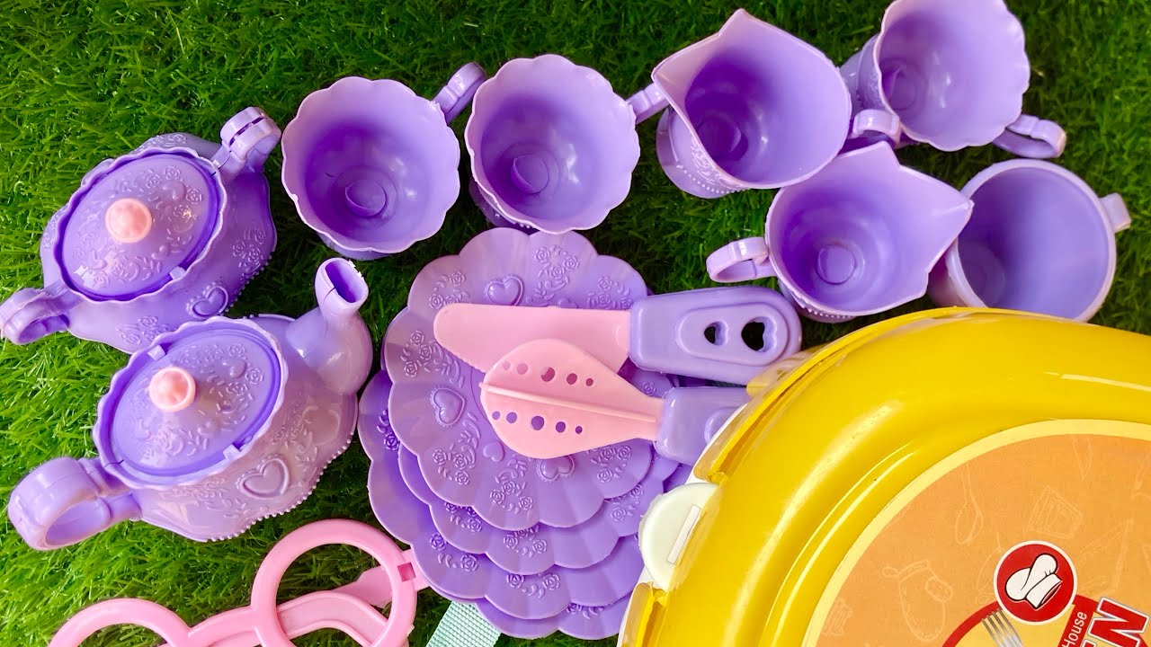 Diana and Roma kitchen set | nastya kitchen set | toy food video's ...