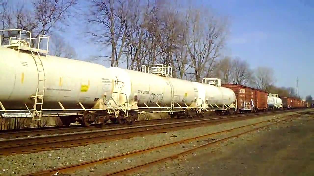 CSX Manifest with Fire Train Cars on it - YouTube