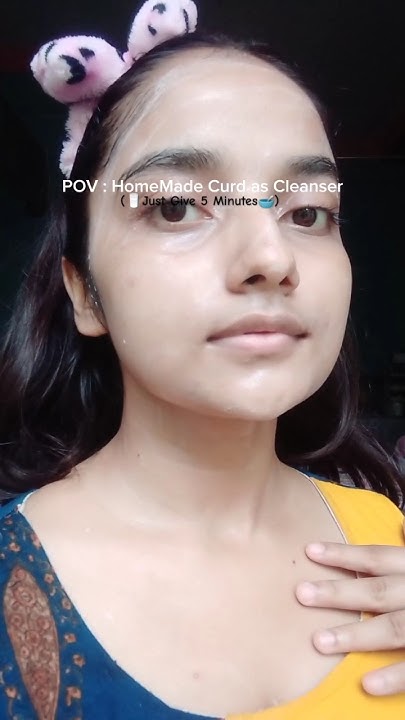 pov : Home-Made Curd as Cleanser 🥣🥛 || #shorts - YouTube