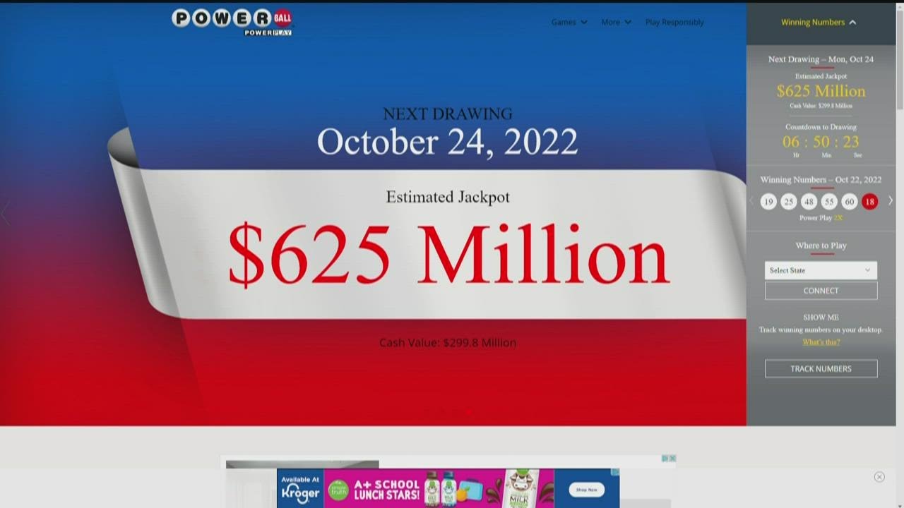 Powerball jackpot reaches $625 million for Tonight's drawing - YouTube