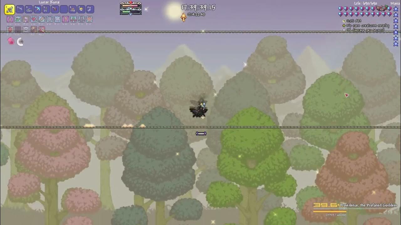 Hardcore Calamity Death mode Providence - Rogue loadout - YouTube