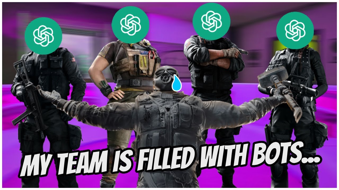 I Used The New AI TEAMMATES In Rainbow Six Siege - YouTube
