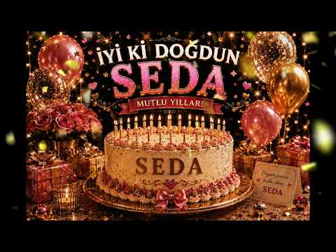 🎂 Seda Doğum Günü Şarkısı | İyi Ki Doğdun Seda 🎉