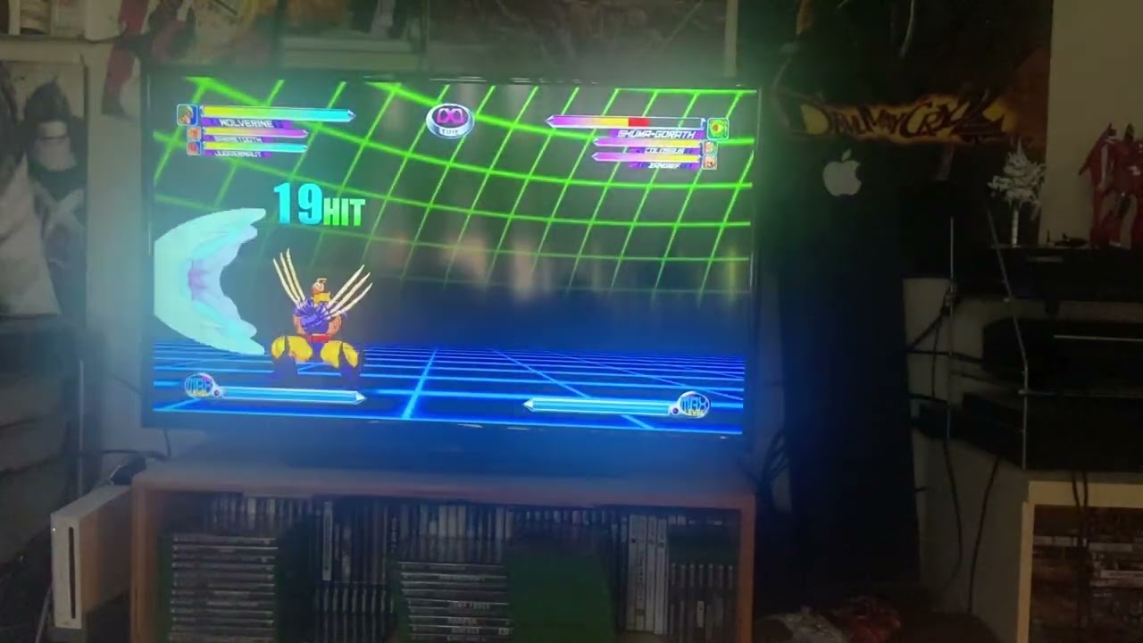Marvel vs Capcom 2- Wolverine/Sabretooth/Juggernaut 100% DHC - YouTube