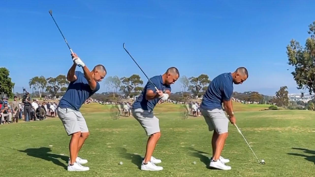 Xander Schauffele Iron Swing 2022 - YouTube