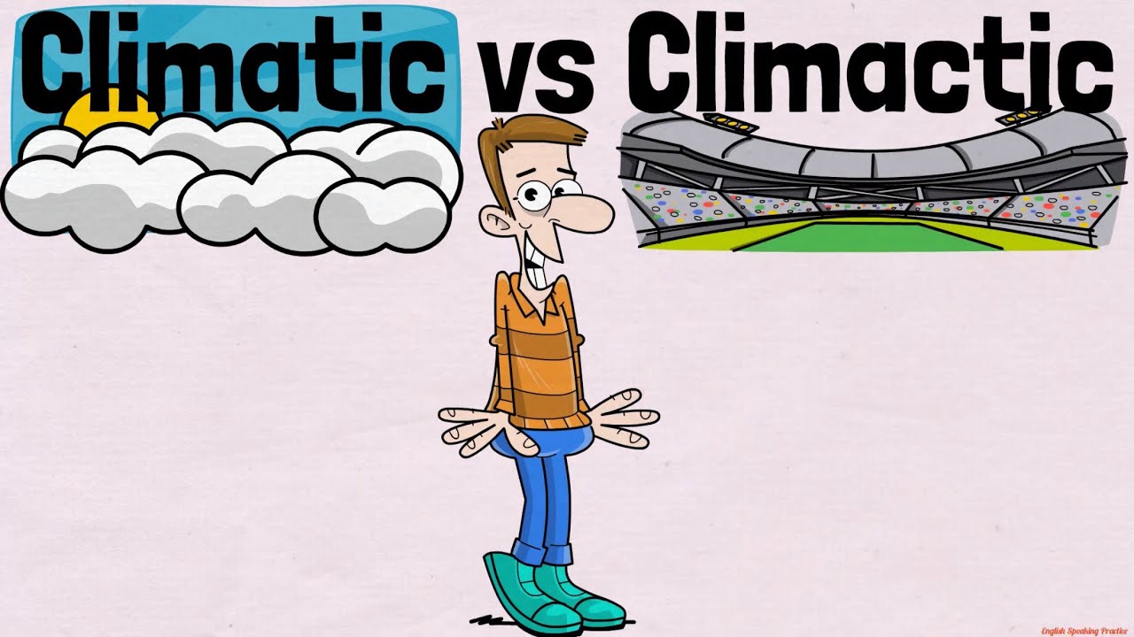 Climatic vs Climactic - English Speaking Practice - YouTube