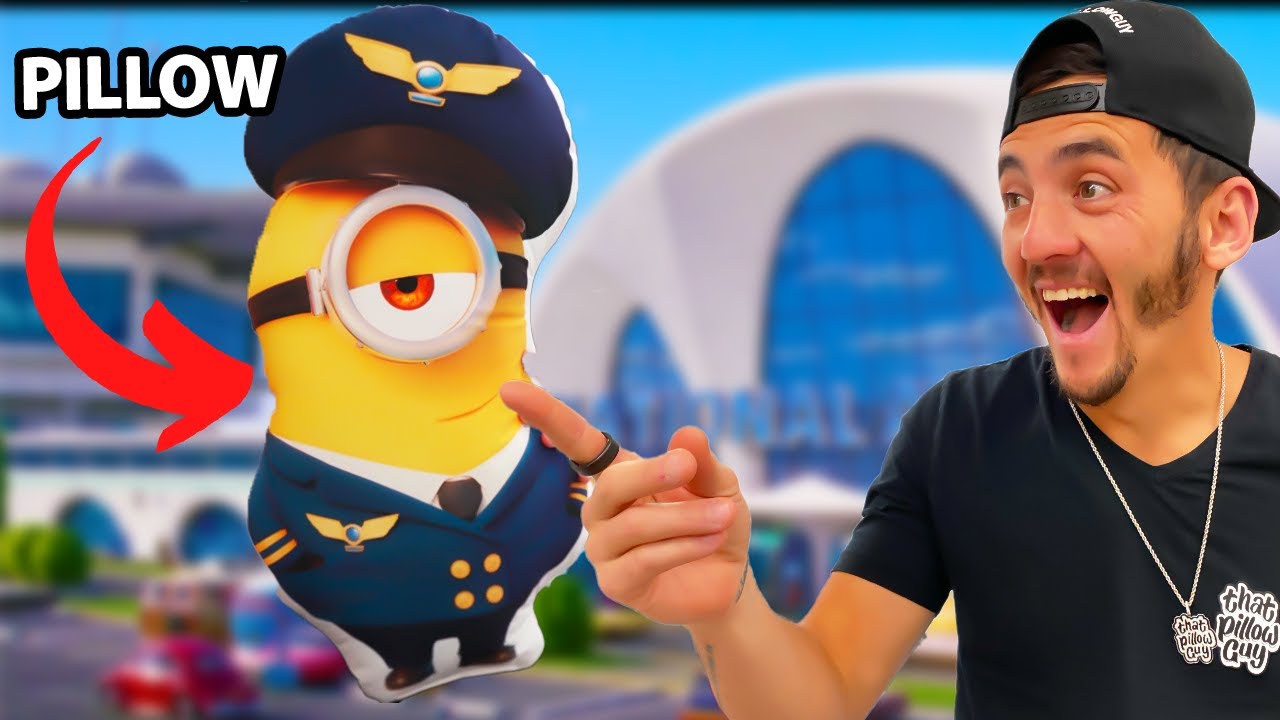 I Turned The Captain Minion Into A Pillow - YouTube