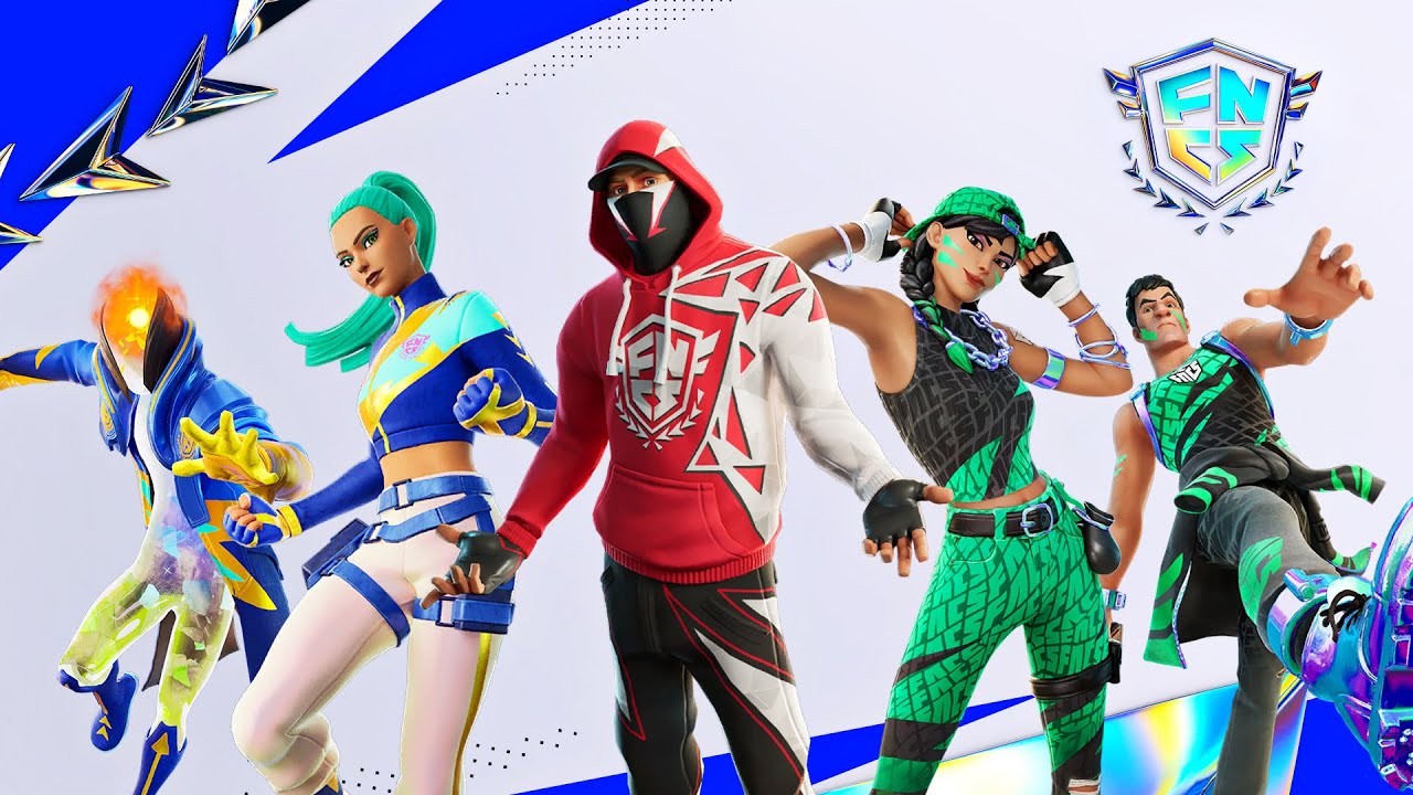 Fortnite All FNCS Skin - YouTube
