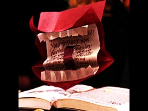 Tutorial Vociferador (Howler) de Harry Potter - YouTube