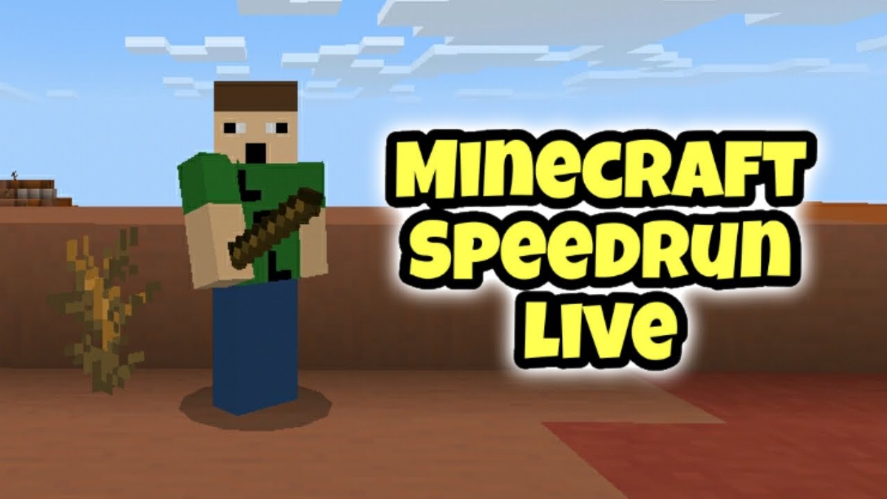 Trying To Beat Minecraft! (Speedrun Live Stream) - YouTube