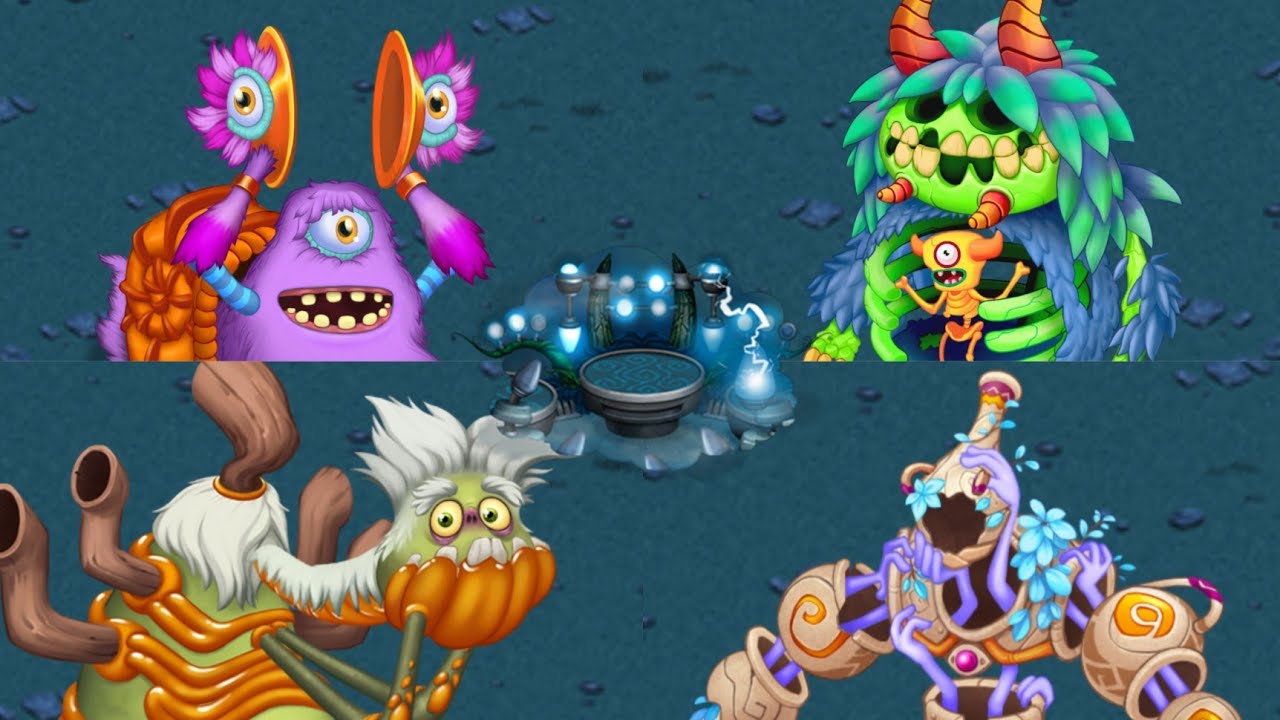Wublin Island - All Monsters Sounds & Animations - Common & Rare ~ My ...