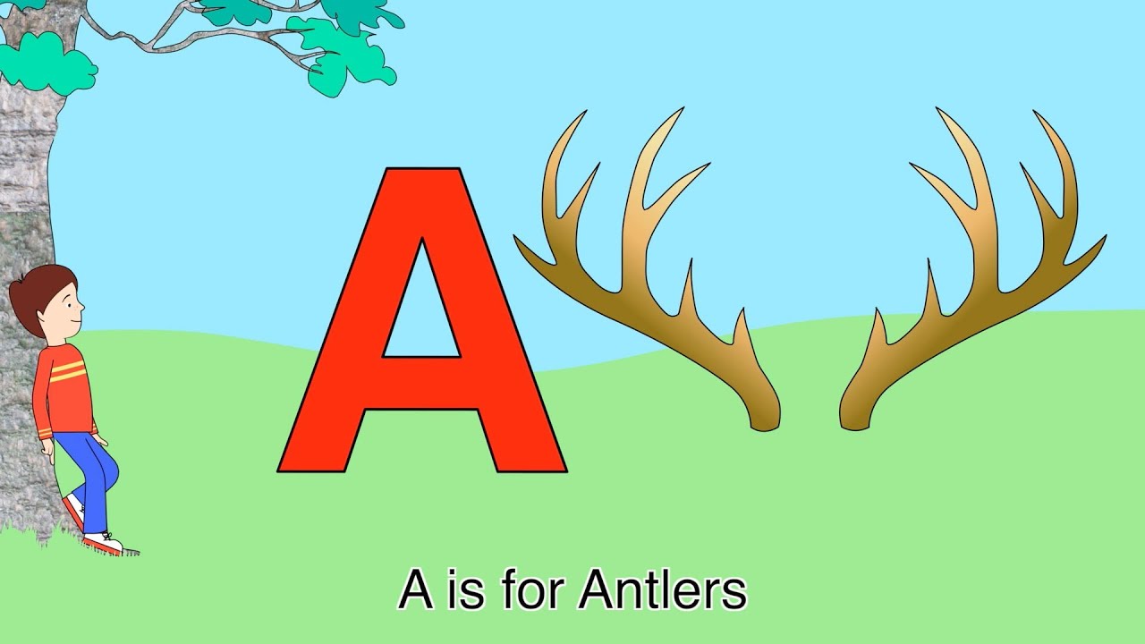 Best ABC Alphabet Song (A is for Antlers-Zed) - YouTube