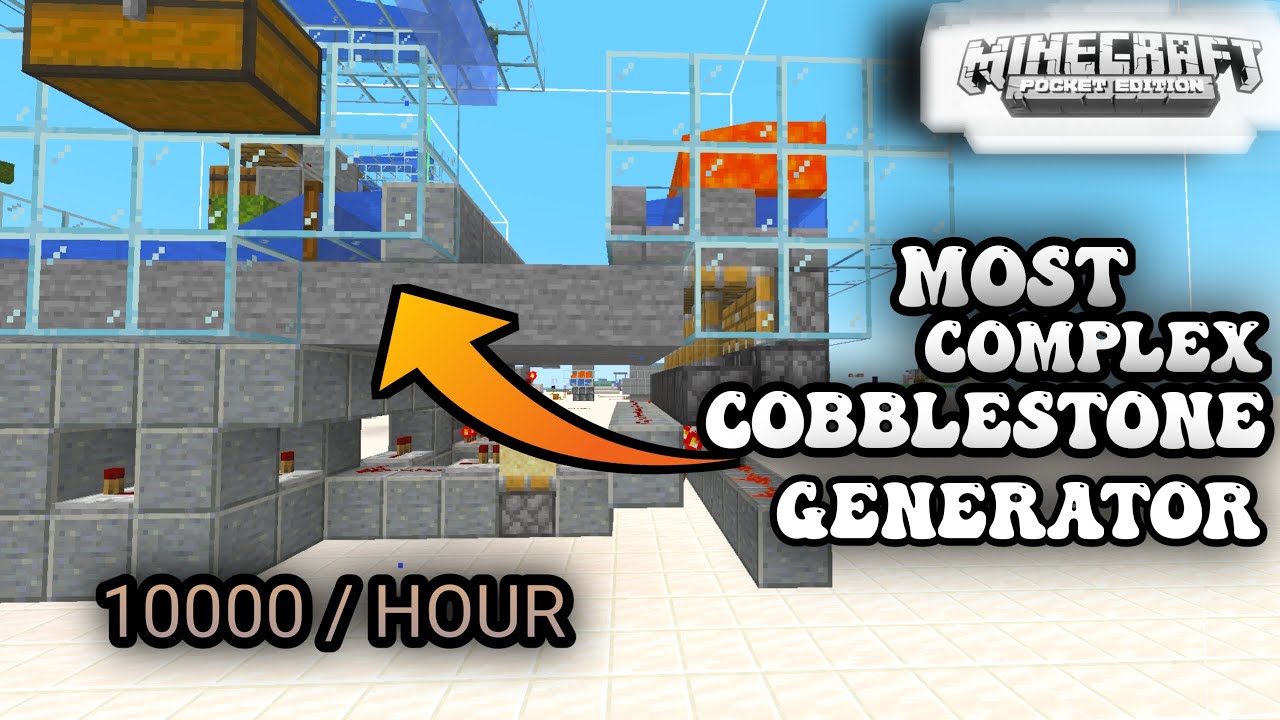 How do you make a cobblestone generator farm in Minecraft Bedrock ...