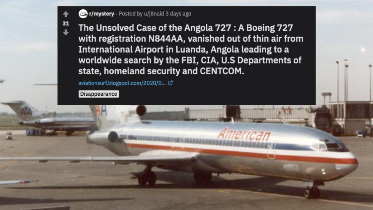 The mysterious disappearance of N844AA, The American Airlines 727 - YouTube