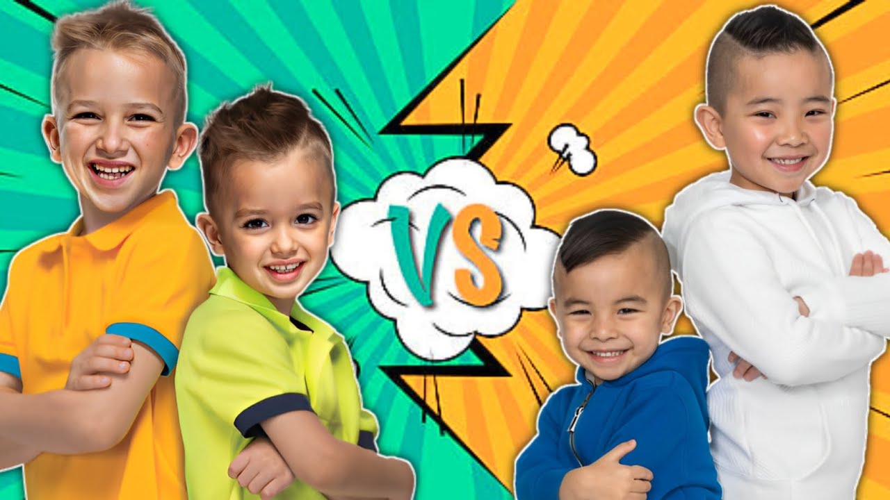 Vlad and Niki VS Calvin and Kaison || CKN || CKN toys || @VladandNiki ...