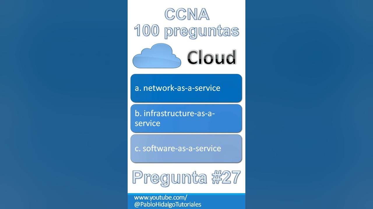 CCNA 100 preguntas | Pregunta 27 | #cisco #ccna #ccnacertification #ciscocertification #cloud ...