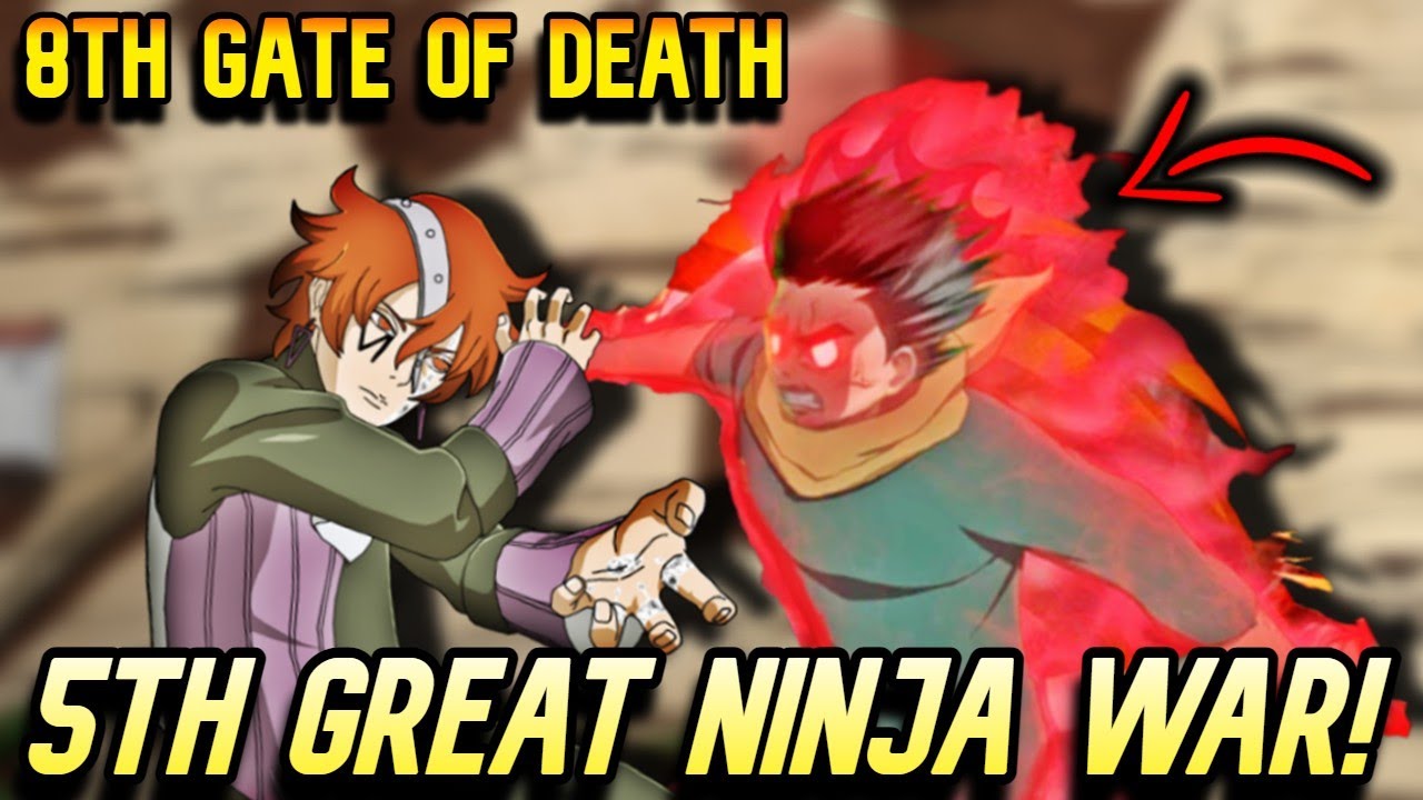 8TH GATE OF DEATH GAGAMITIN NI ROCK LEE VS TEN TAILS ARMY SA 5TH GREAT ...